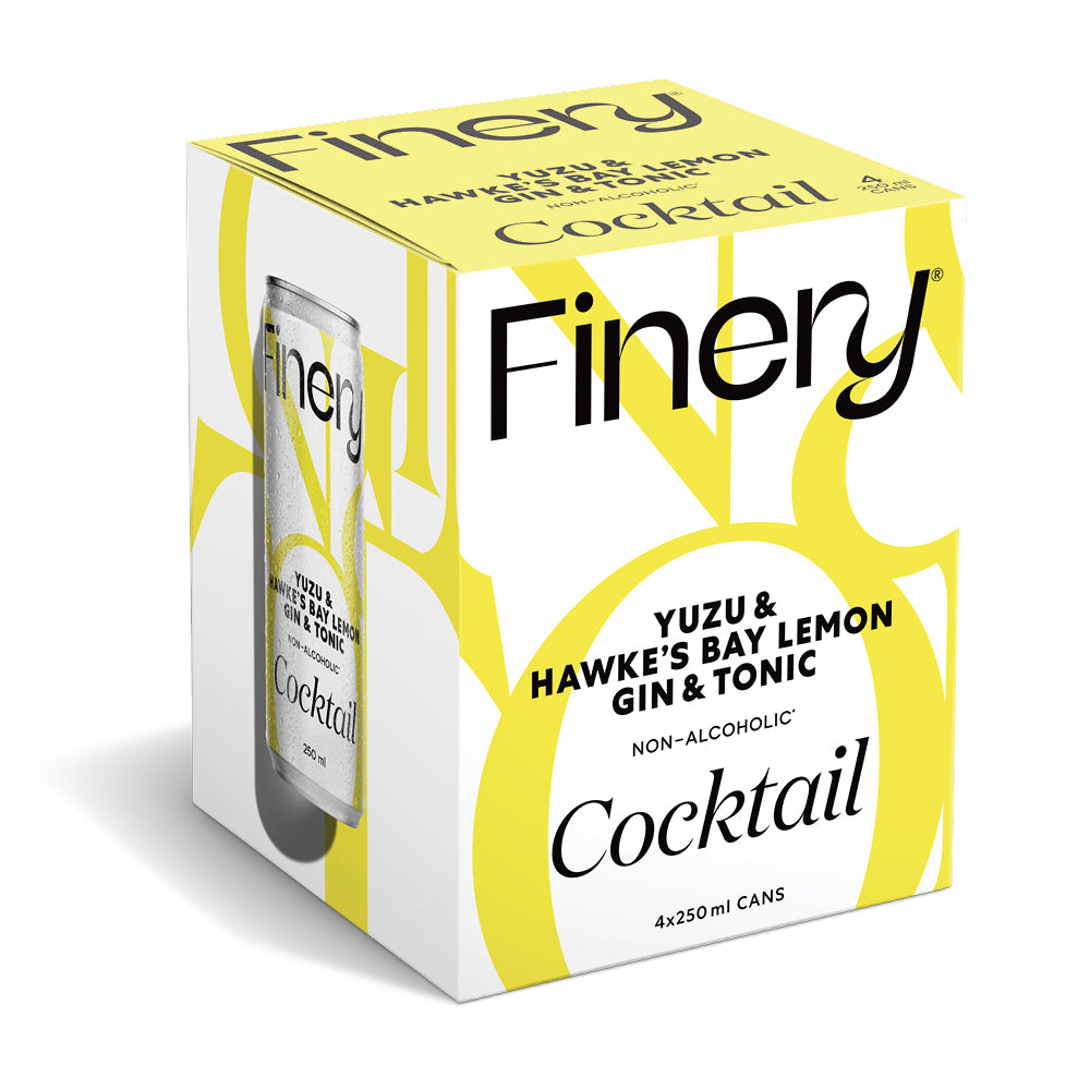 Finery 0% Gin and Tonic with Hawkes Bay Lemons and Yuzu – FineryCocktails